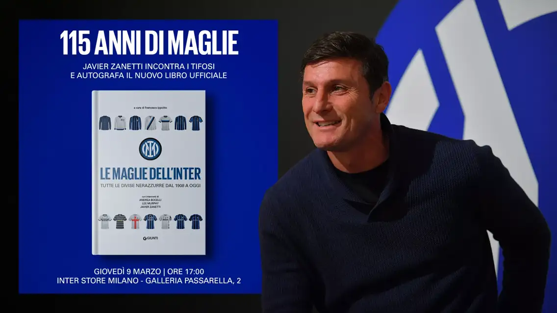 Alle 17:00 Zanetti incontra i tifosi e autografa il nuovo libro | Inter.it