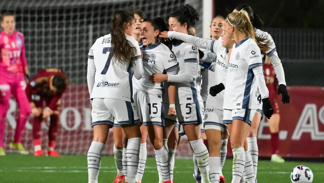 Femminile, Roma-Inter Women 1-2: decidono Polli e Serturini