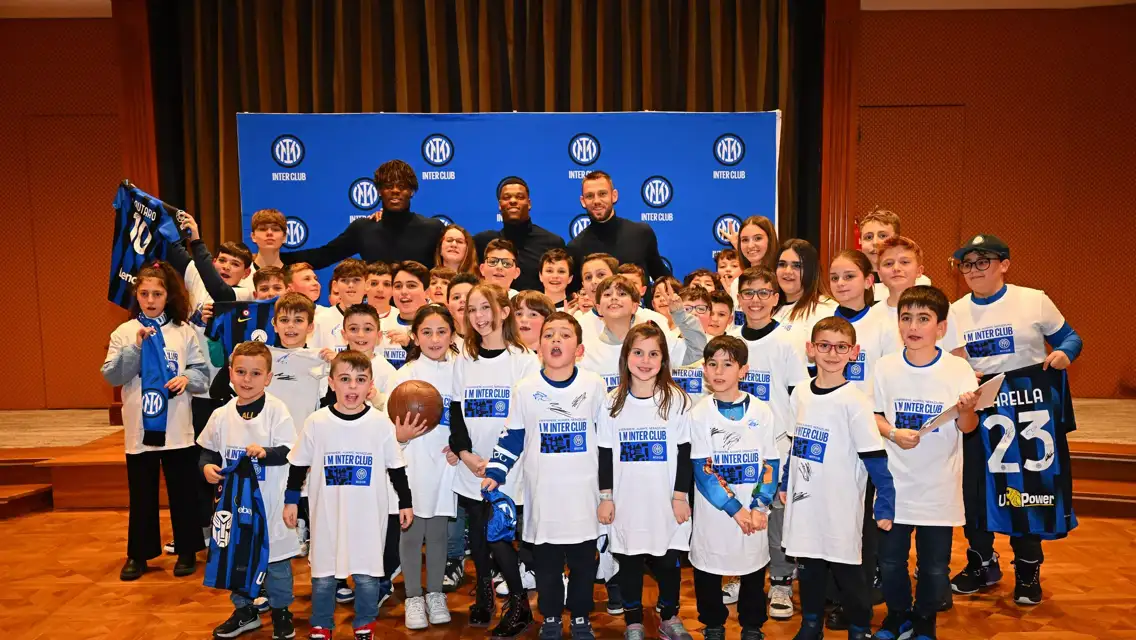 Inter Club, Meet&Greet in Rome with De Vrij, Bisseck and Dumfries ...