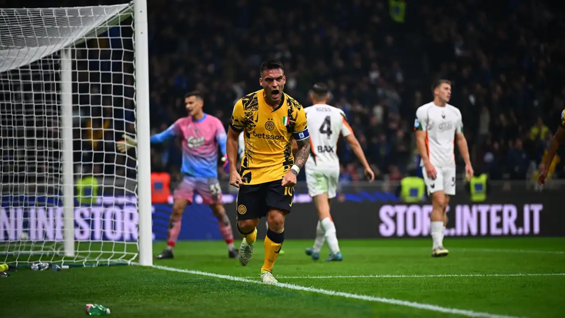 Inter 1-0 Venezia: Lautaro's goal is enough