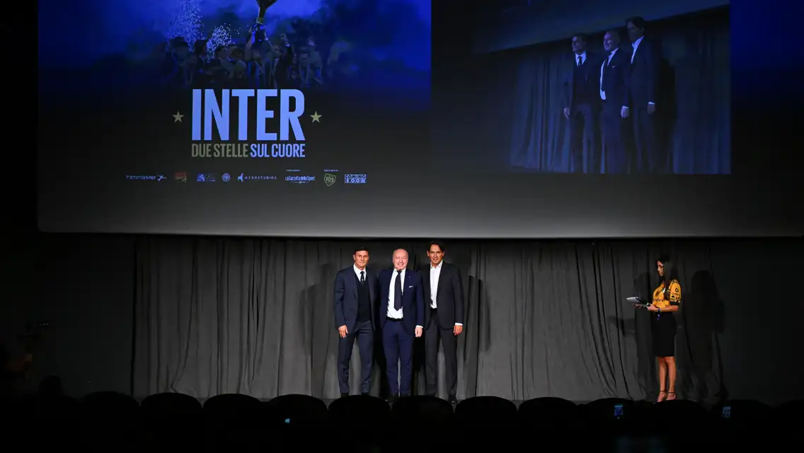 “Inter. Due Stelle sul cuore”: la premiere del film | Il racconto della ...