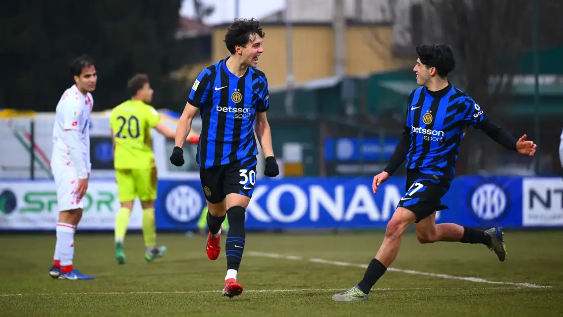 Primavera, Inter 4-1 Monza: goals from De Pieri, Spinaccè, Topalovic ...