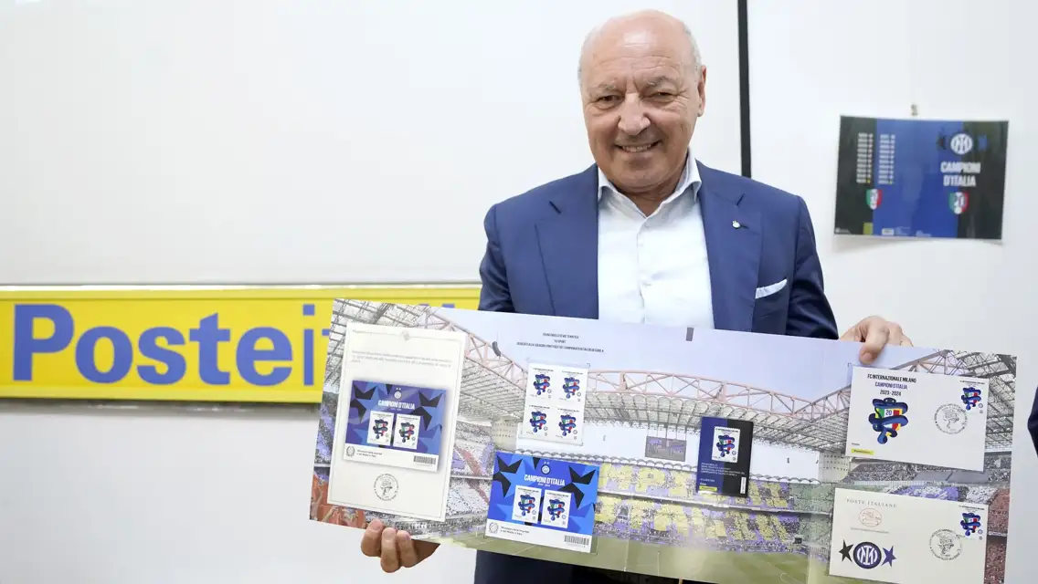 The stamp dedicated to Inter's Scudetto