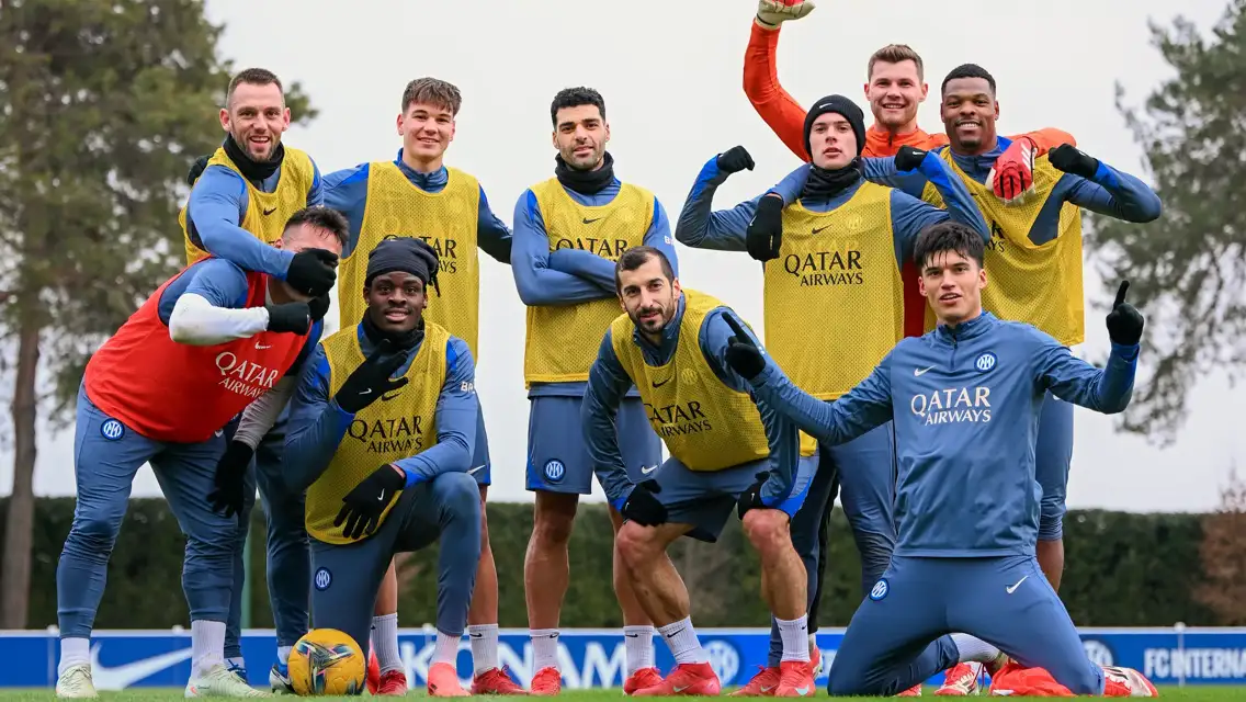 Towards Inter vs. Genoa: a morning session for the team