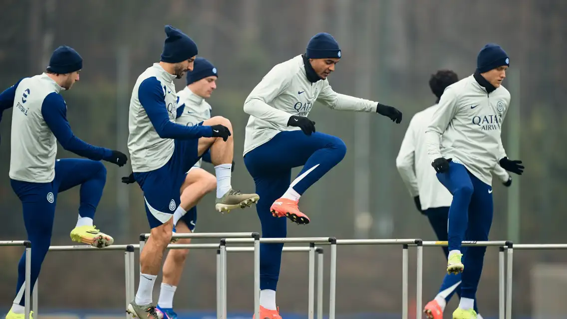 Eve of Udinese vs. Inter: the Nerazzurri's training session | Inter.it